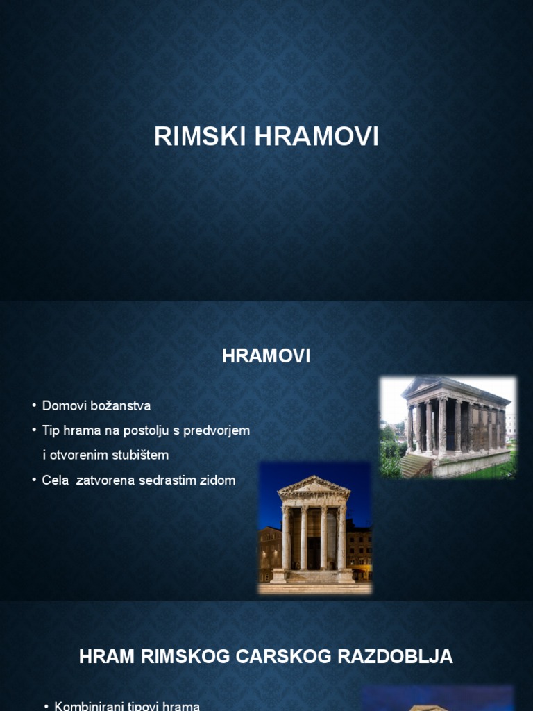 Rimski Hramovi | PDF