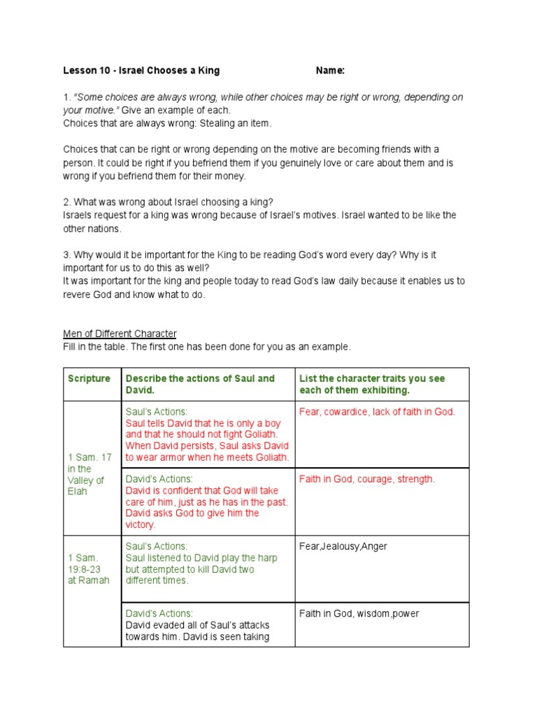 JJ Odongo Notes On Revival | PDF | David | Saul