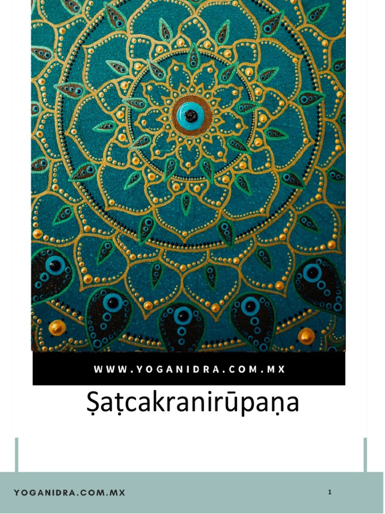 Sat Chakra Nirupana Yoga Nidra MX CDMX PDF | PDF