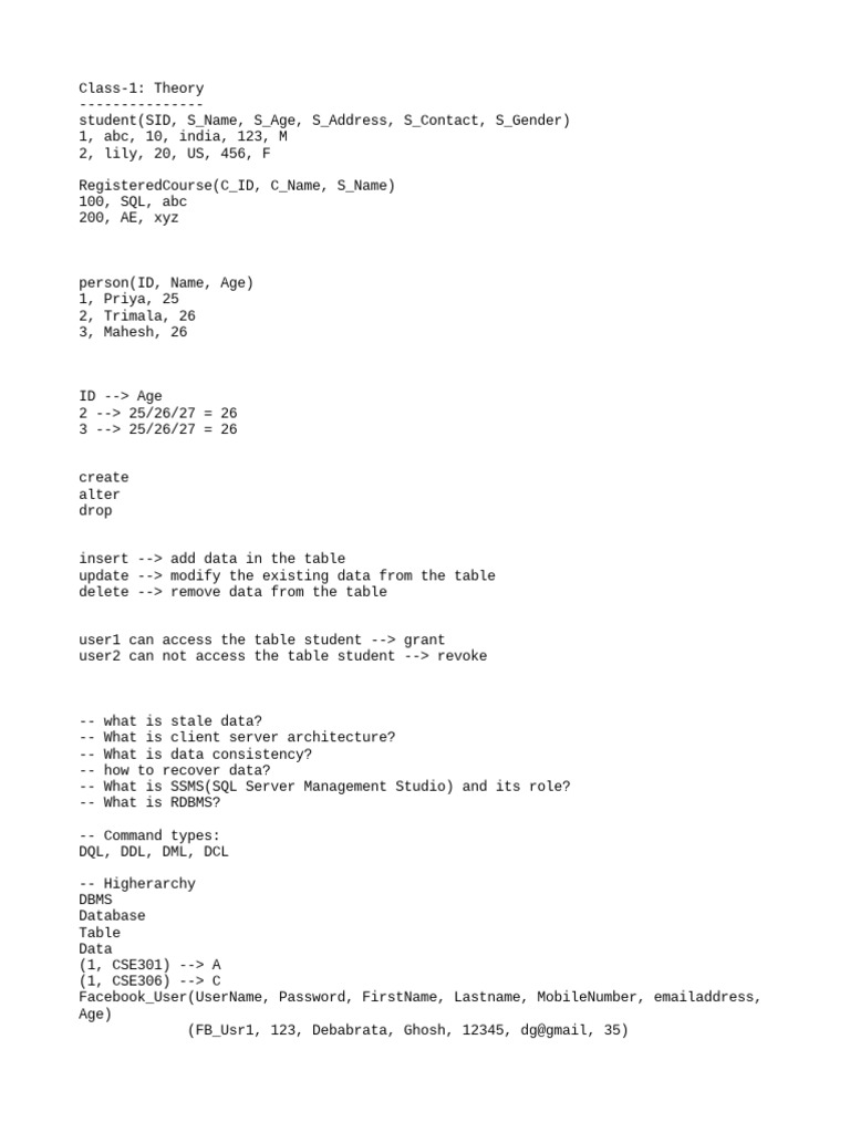 Note 1-4 | PDF | Table (Database) | Information Retrieval