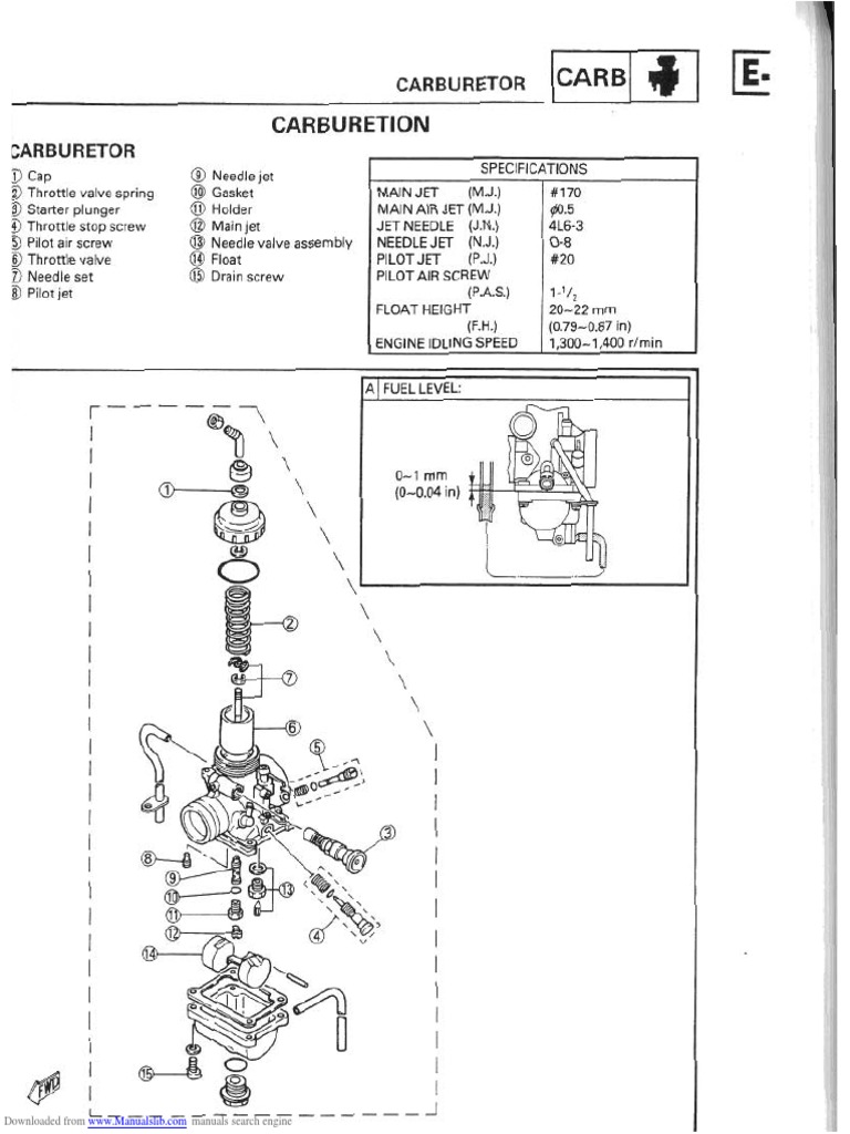 dt175 Carb Diagram 2 | PDF