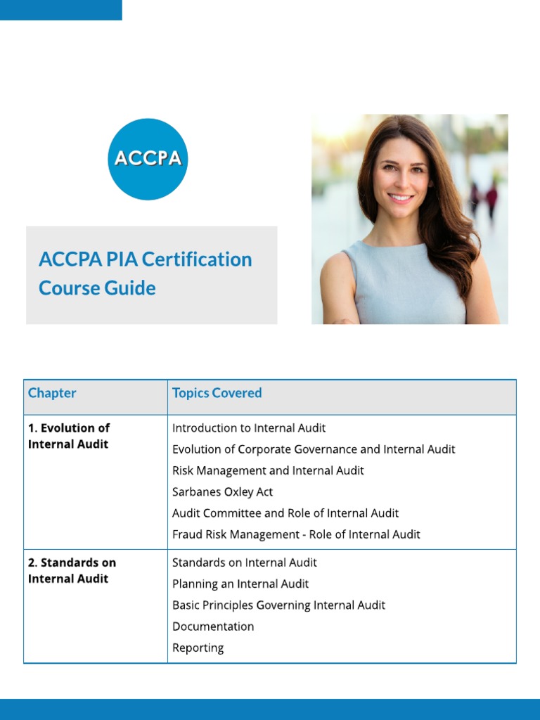 PIA Exam Guide - New | PDF | Internal Audit | Audit