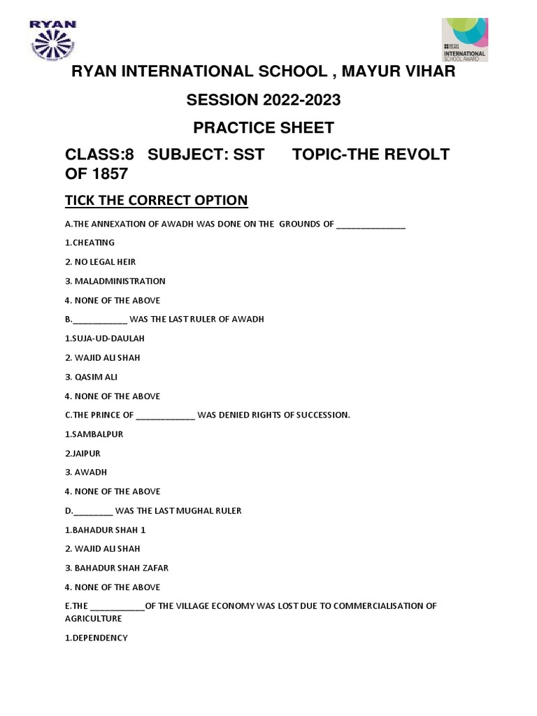 All SST Worksheets | PDF | Agriculture | Supreme Court Of India