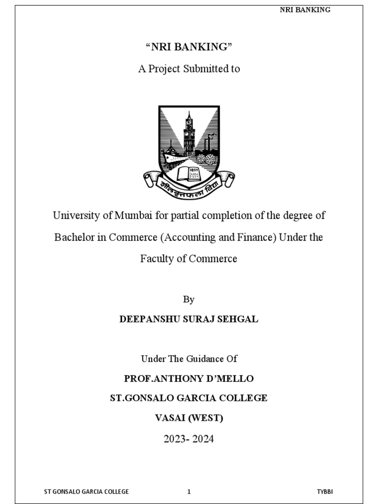 NRI Banking | PDF | Reserve Bank Of India | Banks