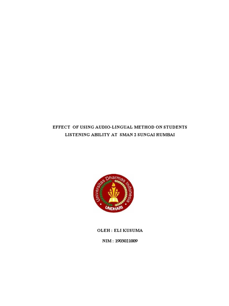 Effect of Using Audio | PDF | Second Language | Neuroscience