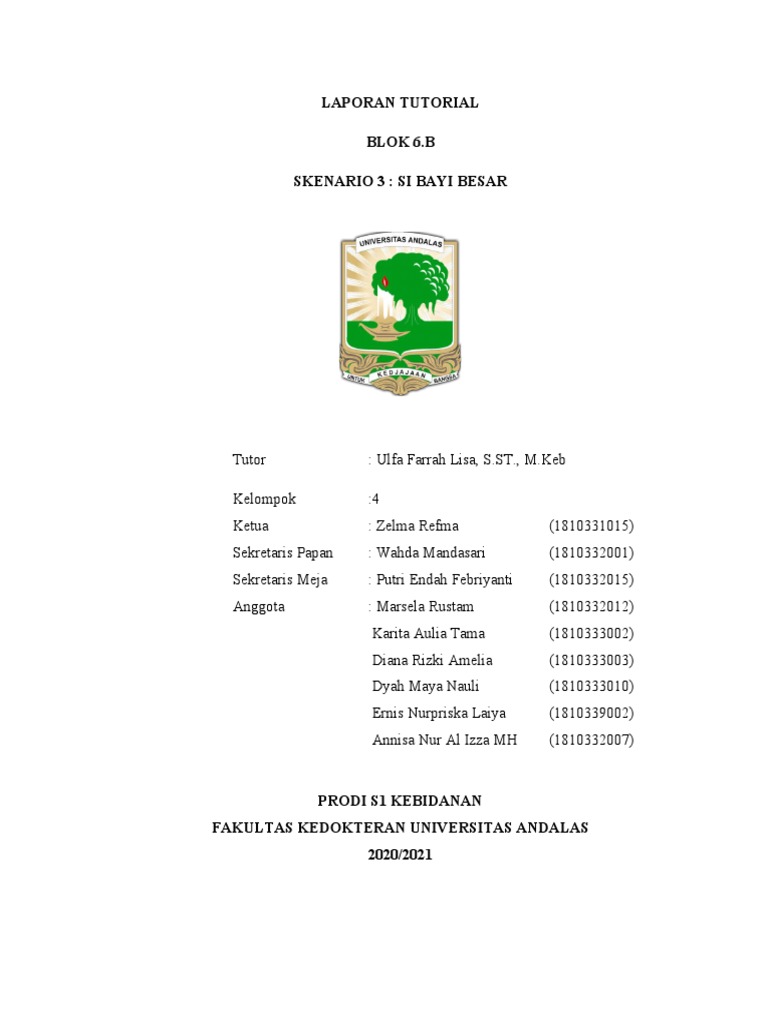 LAPORAN TUTORIAl Minggu 3 6b | PDF