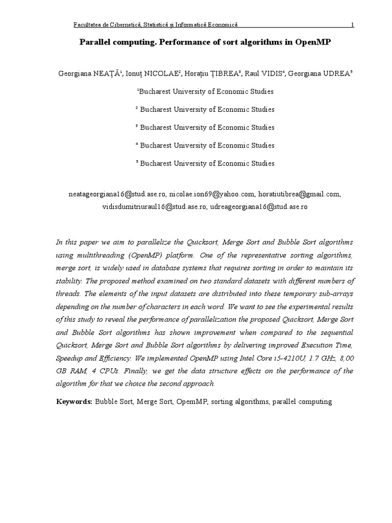 Scientific Writing Parallel Computing V2 | PDF | Parallel Computing ... Scientific Writing Parallel Computing V2 | PDF | Parallel Computing ...