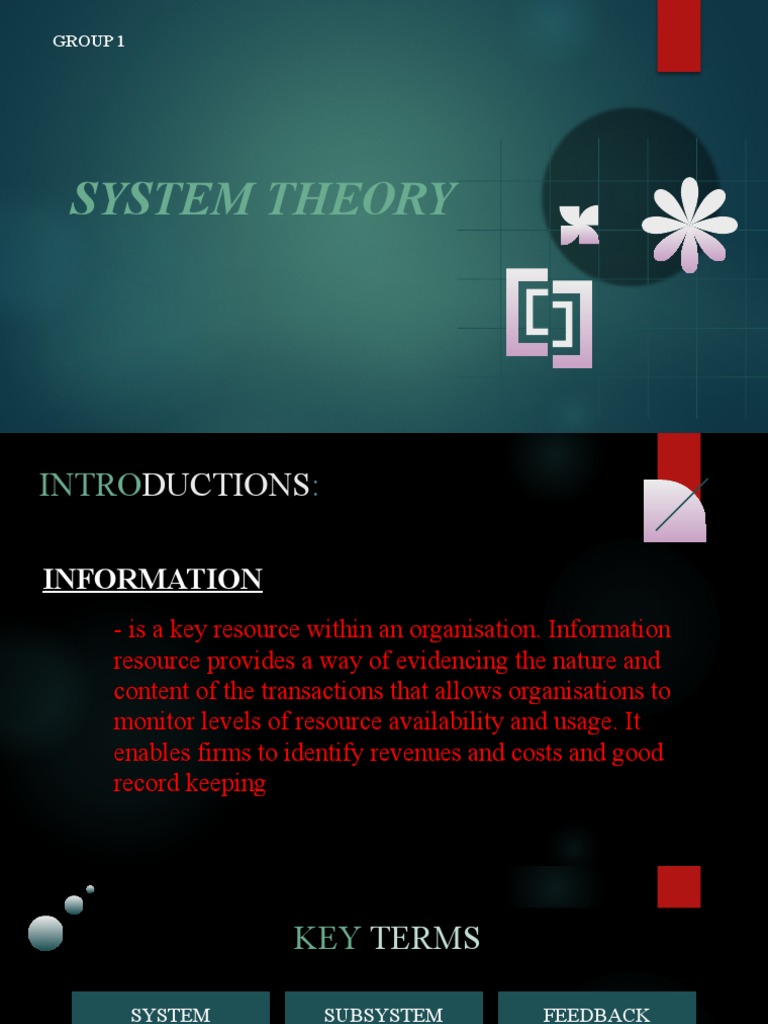 Understanding System Theory Concepts | PDF | System | Control Theory
