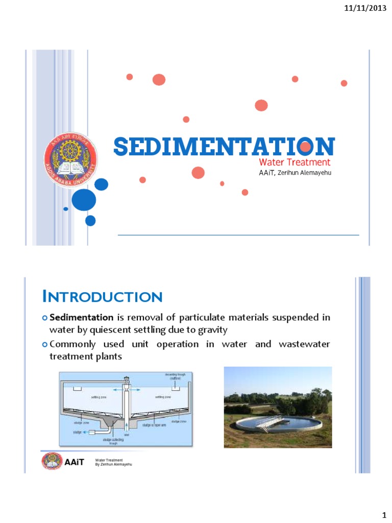 Sedimentation__1672959678.pdf | PDF | Chemical Engineering | Physical Sciences