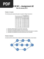 Example of Network Diagram Questions | PDF | Analysis | Applied Mathematics