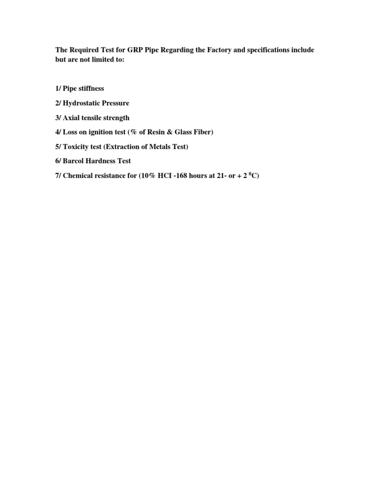 Barcol Hardness Test for GRP Pipes | PDF