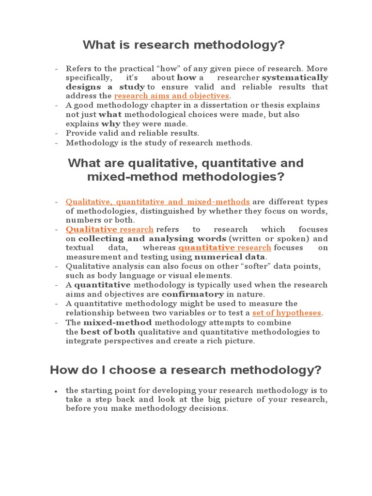 Understanding Research Methodology Basics | PDF