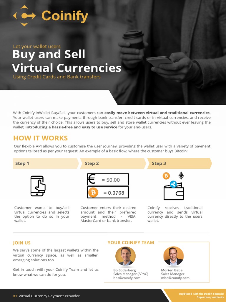 Coinify Inwallet Buy - Sell | PDF | Payments | Credit Card