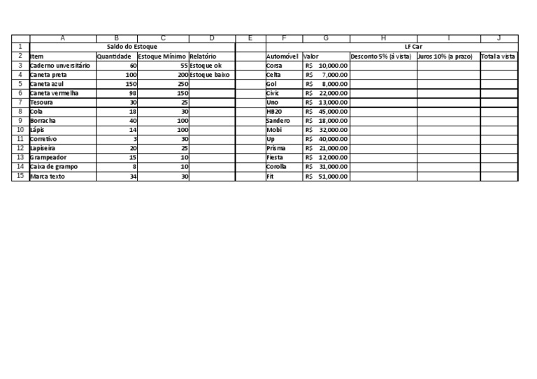 Aula 2 - Excel | PDF