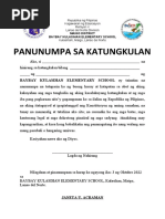 Panunumpa NG Lingkod Bayan | PDF