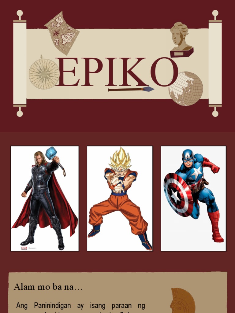 I Am Sharing 'Epiko - Quarter 3 Filipino 10' With You | PDF