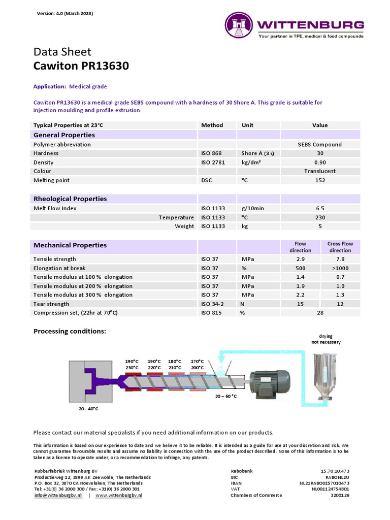 Datasheet Cawiton PR13630 - 004 | PDF | Pascal (Unit) | Civil Engineering