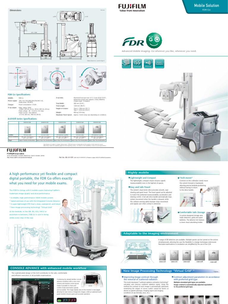 Fujifilm FDR Go Mobile X Ray Macine PDF | PDF | Electrical Engineering ...