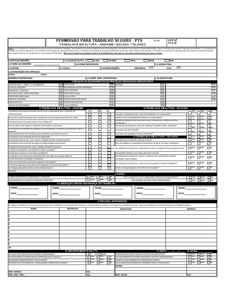 Modelo de PT Altura - Imip | PDF