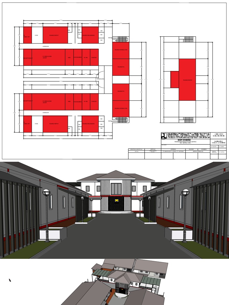 Denah Dan 2D Render PDF | PDF
