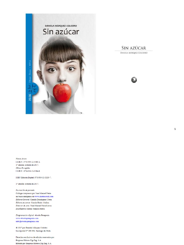 Libro Sin Azucar - Daniela Márquez | PDF