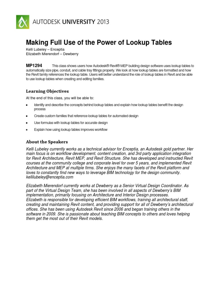Handout 1294 MP1294 20 - 20making 20full 20use 20of 20the 20power 20of 20lookup 20tables 20 ...