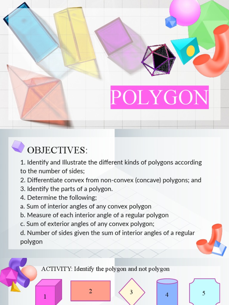 Lesson 5 Polygons | Download Free PDF | Polygon | Vertex (Geometry)