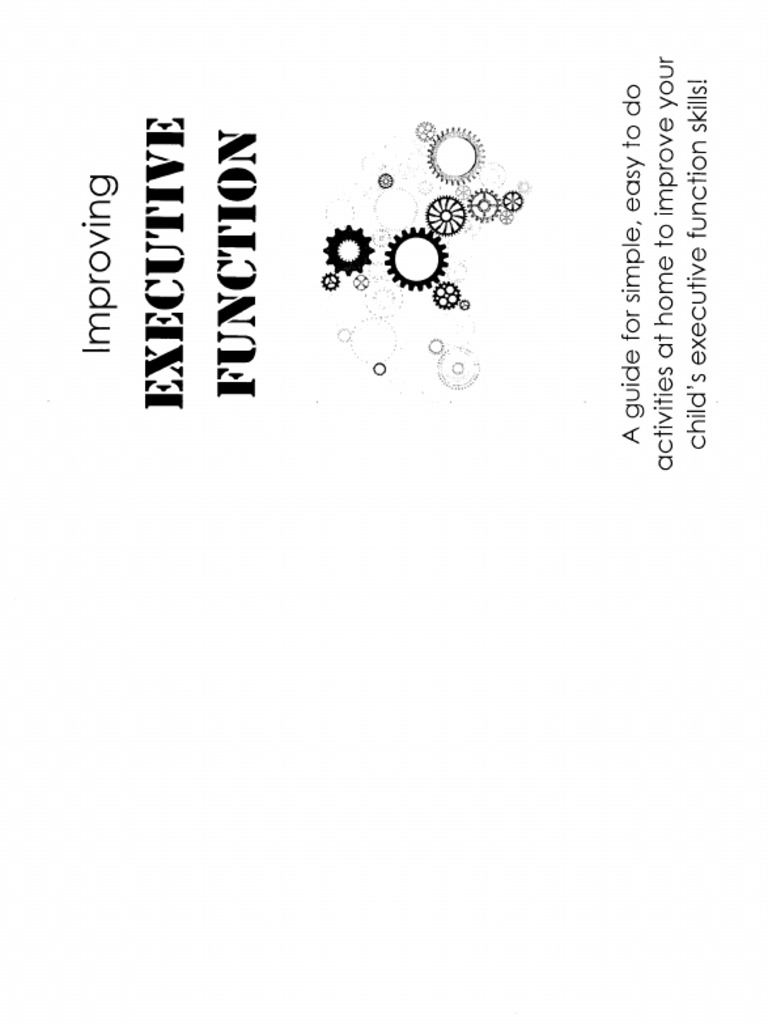 Executive Function Activities For at Home Booklet | PDF