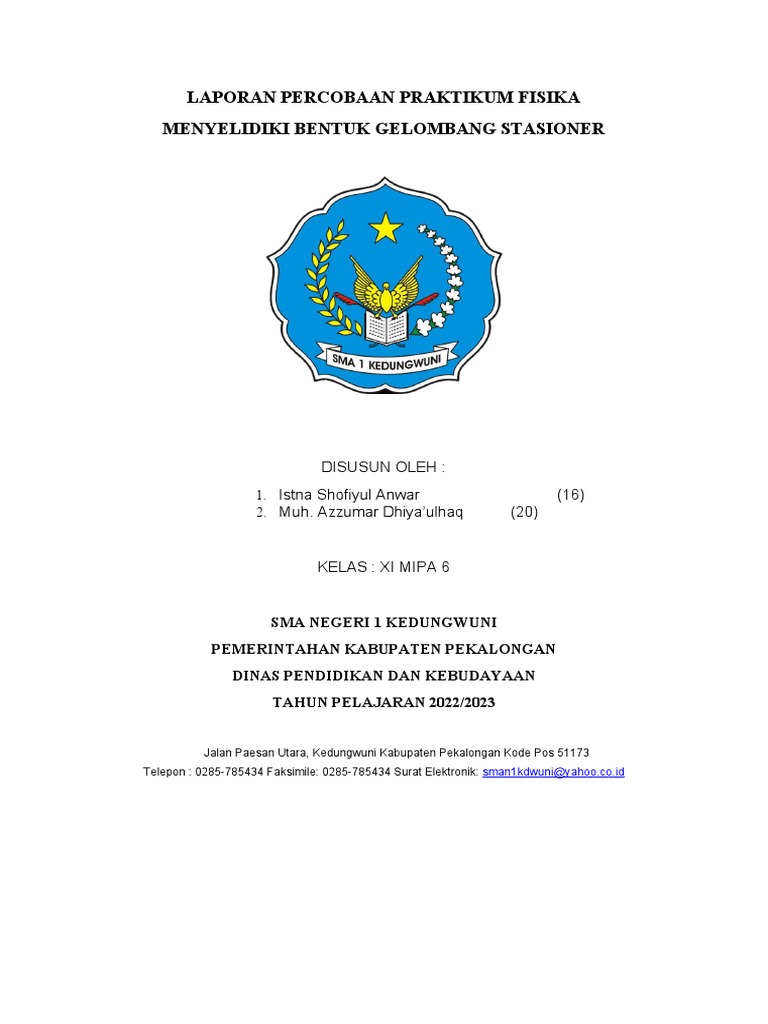 Praktek Fisika. Sayaaaaa | PDF
