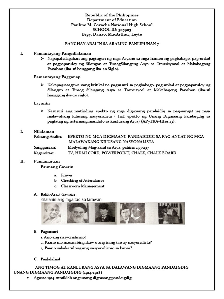 Ang Timog at Kanlurang Asya Sa Dalawang Digmaang Pandaigdig | PDF