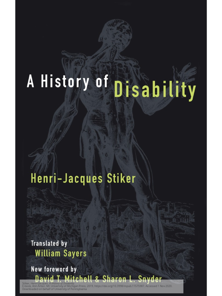 Stiker History of Disability | PDF | Disability