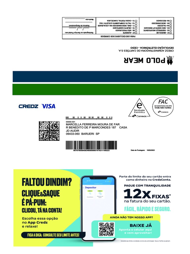 Fatura PDF | PDF | Comércio | Indústrias de serviços