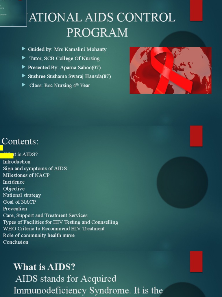 National AIDS Control Program | PDF | Hiv/Aids | Management Of Hiv/Aids