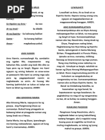 Opening Prayer Tagalog | PDF