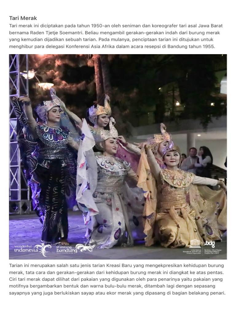 Tari Merak | PDF