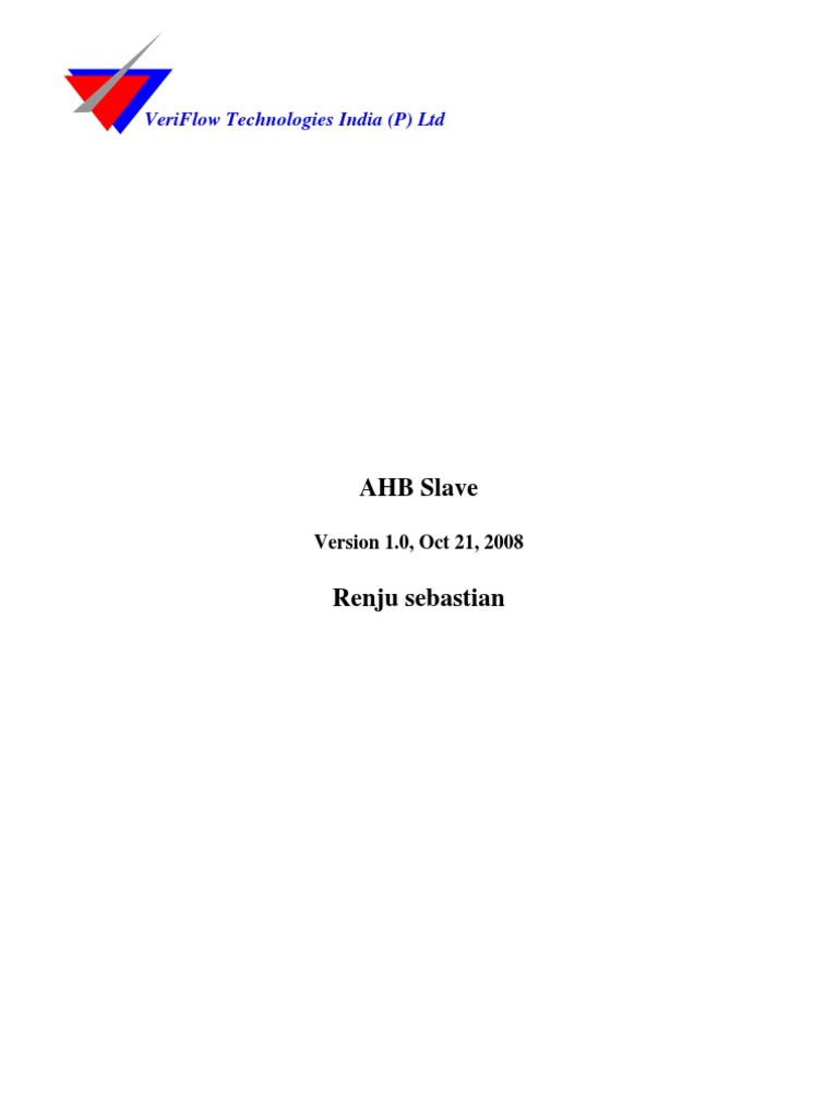 AHB Slave | PDF | System On A Chip | Electronic Engineering