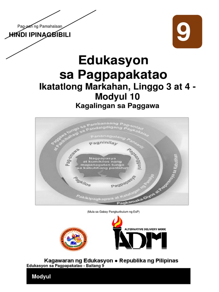 Esp9 q3 Mod10 Kagalingan-Sa-Paggawa v4 PDF | PDF