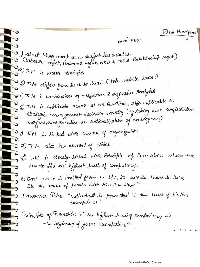 TM Notes Sem 2 | PDF