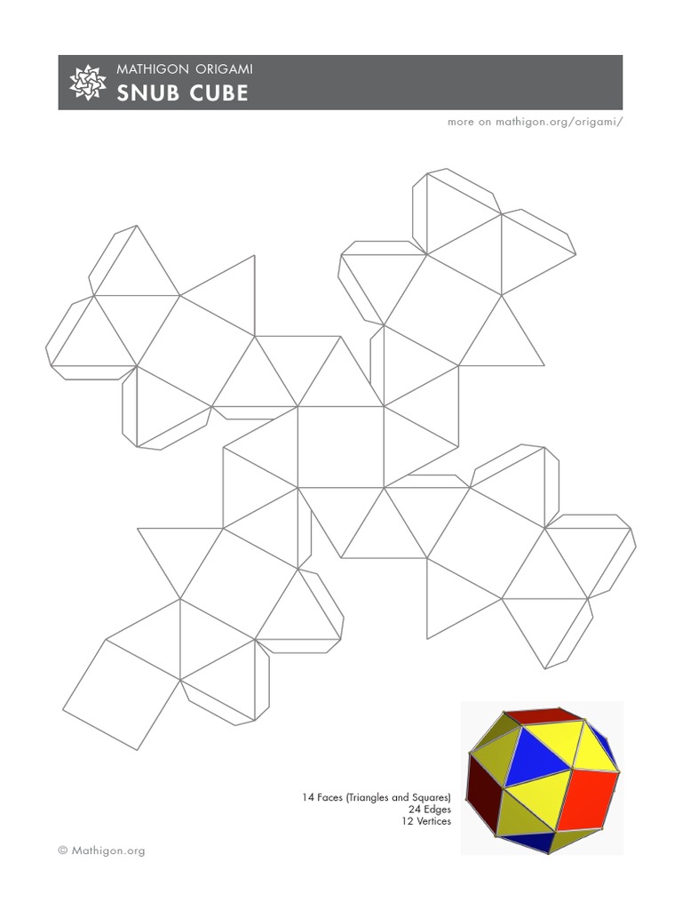 Snub Cube PDF | PDF Snub Cube PDF | PDF
