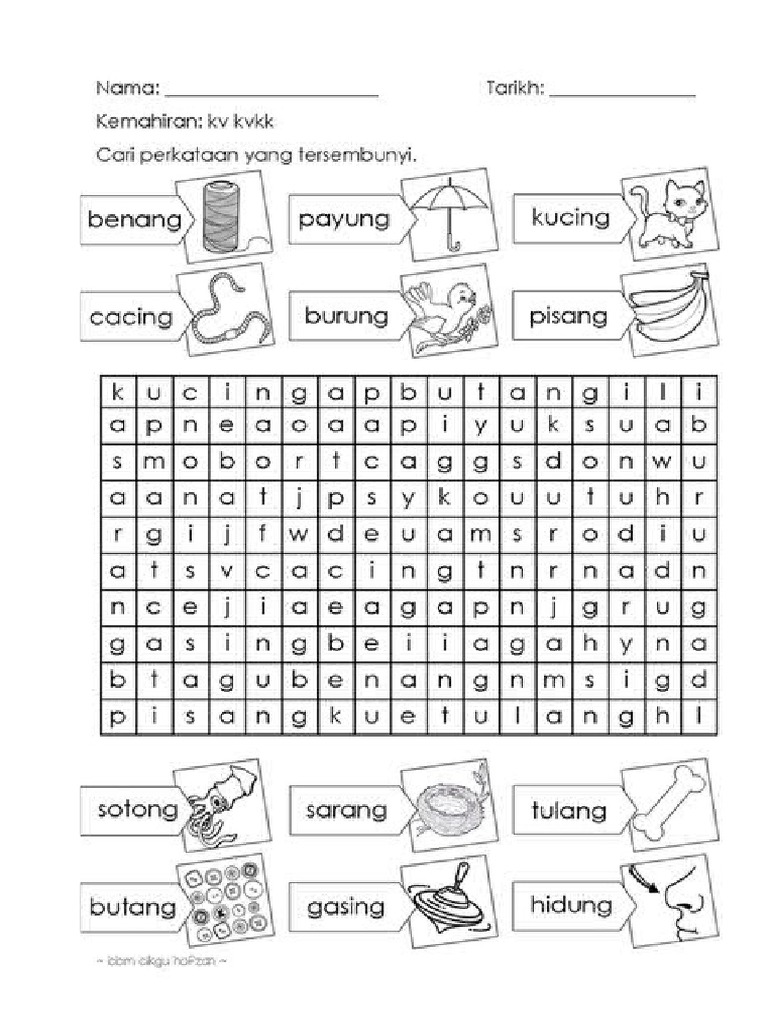 Cari Kata Diftong | PDF