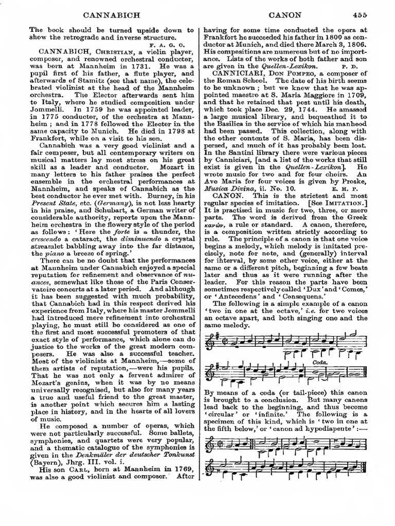 CANON | PDF | Classical Music | Music Theory