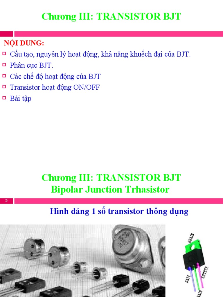 02-chuong transistor BJT.ppt | PDF