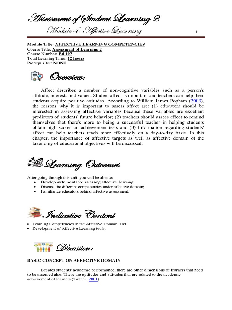 Module 3 | PDF | Attitude (Psychology) | Affect (Psychology)