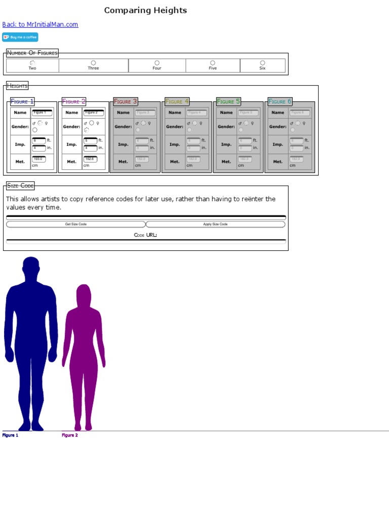 Height Comparison Reference Guide | PDF