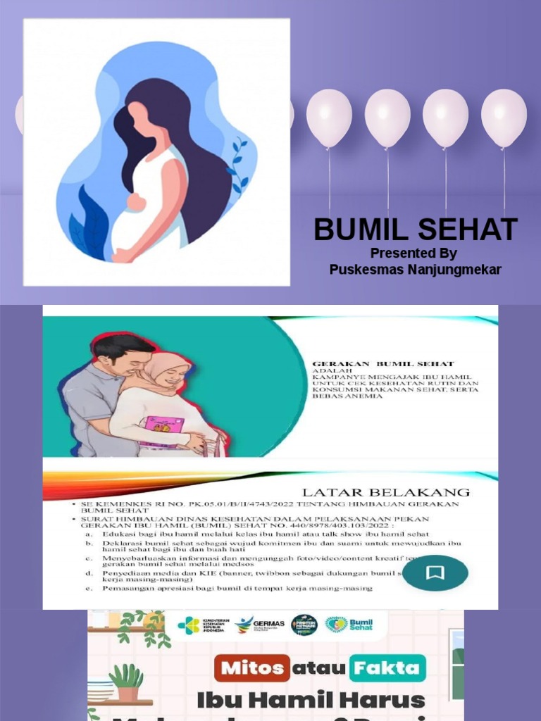 PowerPoint Presentation for Bumil Sehat | PDF | Microsoft Power Point ...