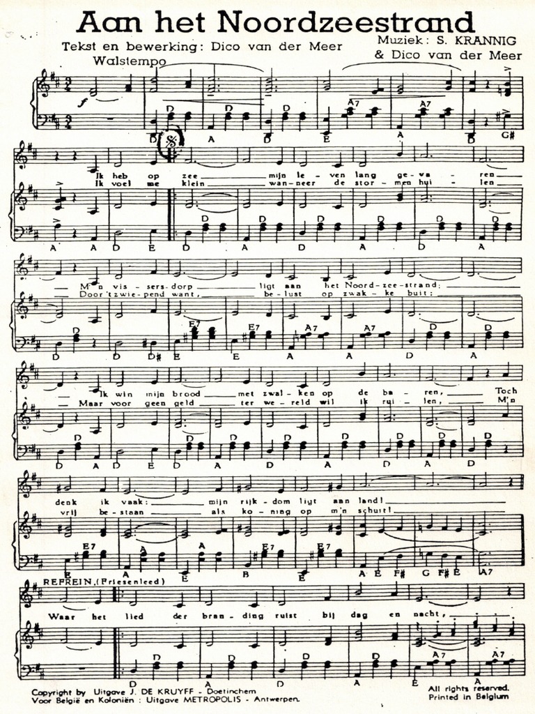 Aan Het Noordzeestrand | PDF