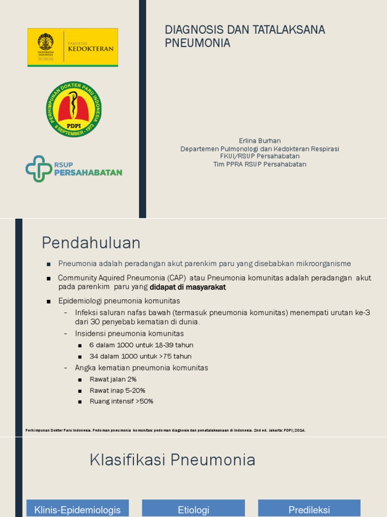 Diagnosis Dan Tatalaksana Pneumonia | PDF
