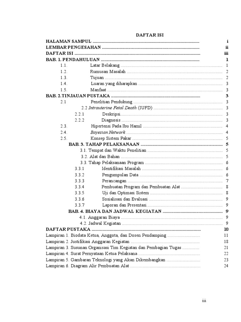 Proposal - PMS (PREGNANCY MONITORING SYSTEMS) UNTUK DETEKSI DINI PREEKLAMPSIA SEBAGAI UPAYA ...