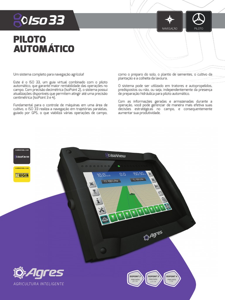 AF ISO33 AGRES Distribuicao | PDF | Agricultura | Sistema de Posicionamento Global (GPS)