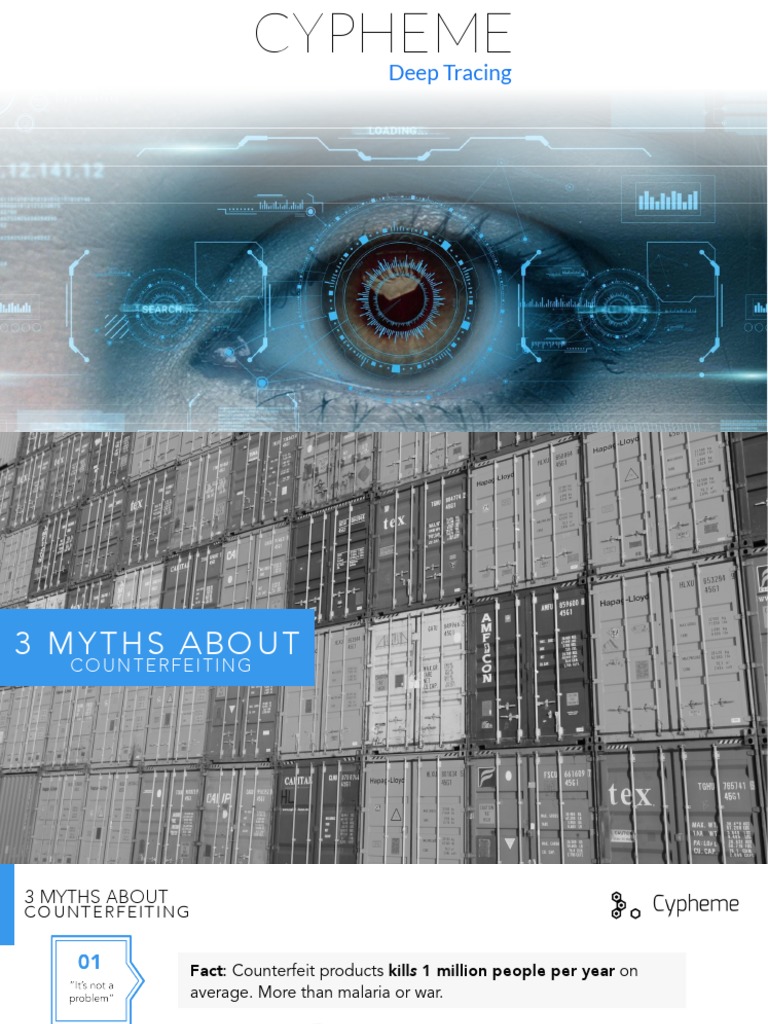 Cypheme Deep Tracing Presentation | PDF | Counterfeit | Artificial ...